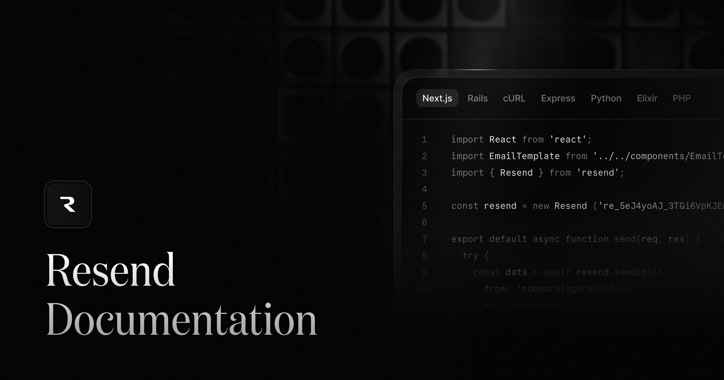 Managing Emails Resend