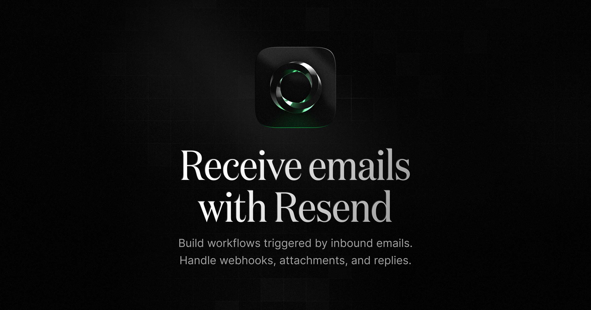 Inbound · Receive emails with Resend · Resend
