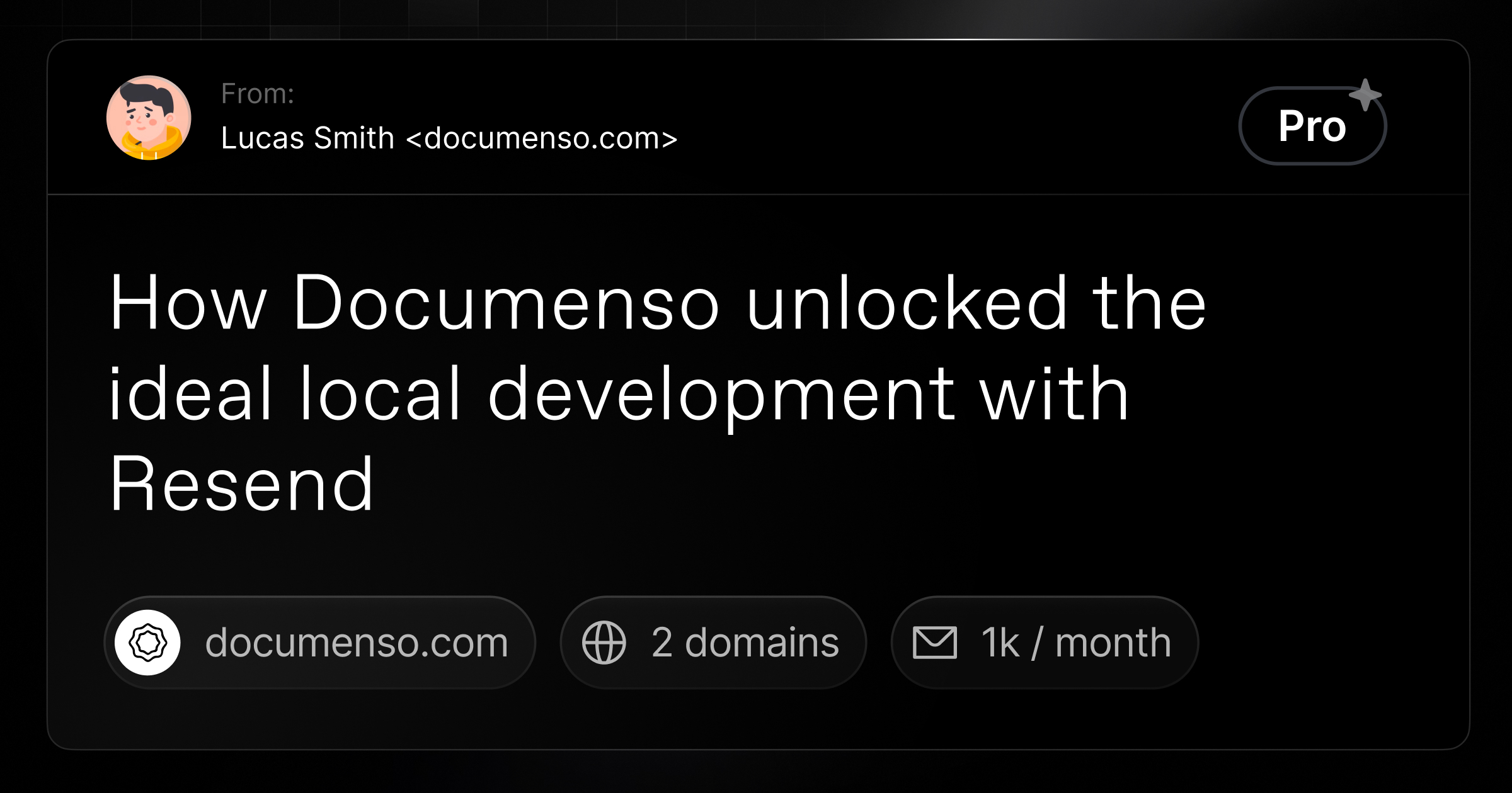 How Documenso unlocked the ideal local development with Resend · Resend